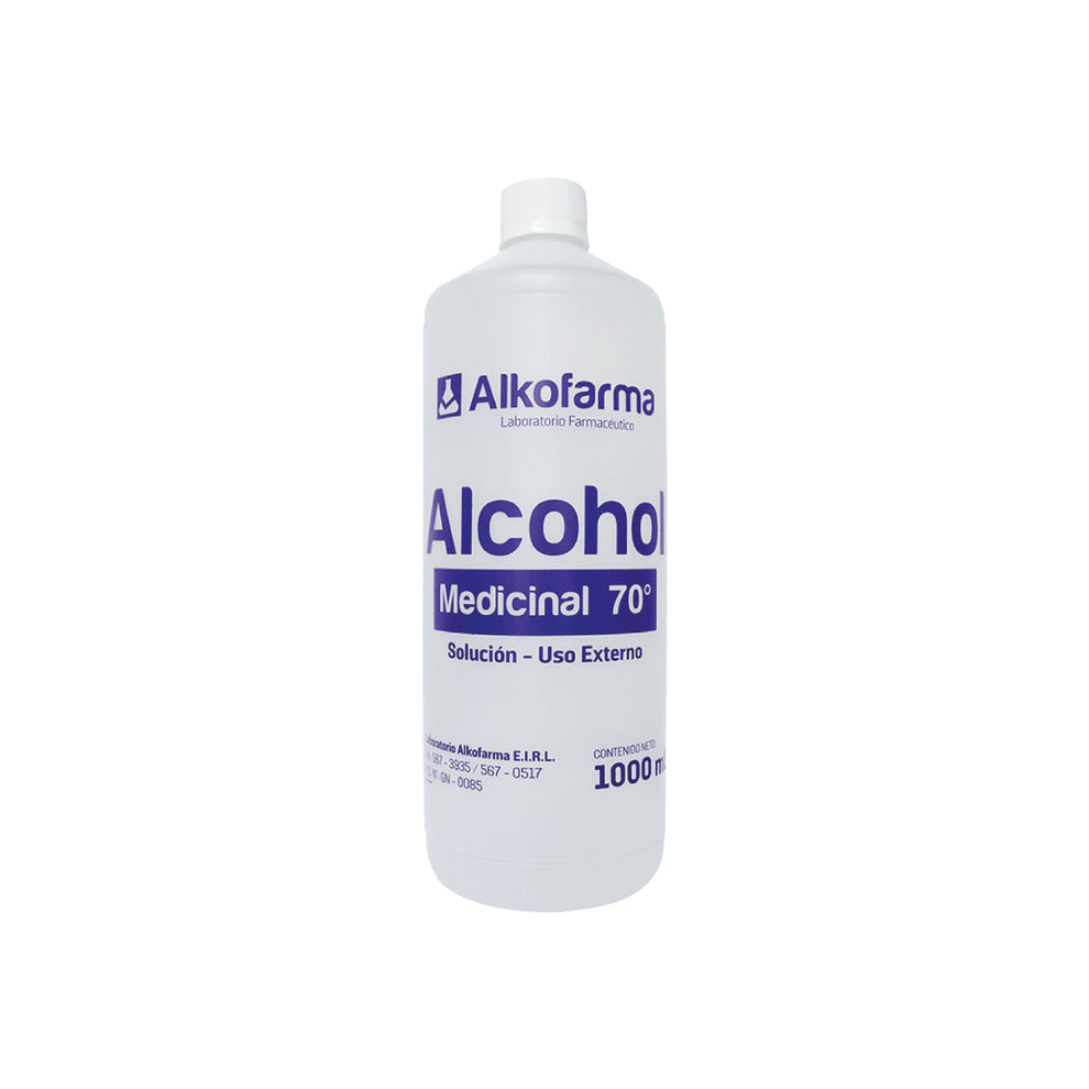 ALCOHOL PURO 70º Alkofarma x 1 Lt. – Corporación Global Solutions Perú